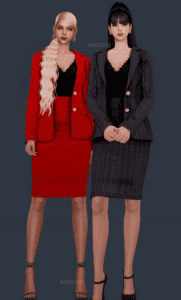 45+ Gorgeous Sims 4 Female Suit CC Must-Haves For Your Sim