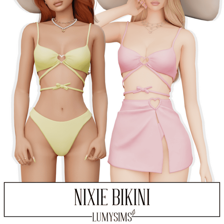 These 49 Sims 4 Swimwear Cc Will Steal Your Sims Hearts