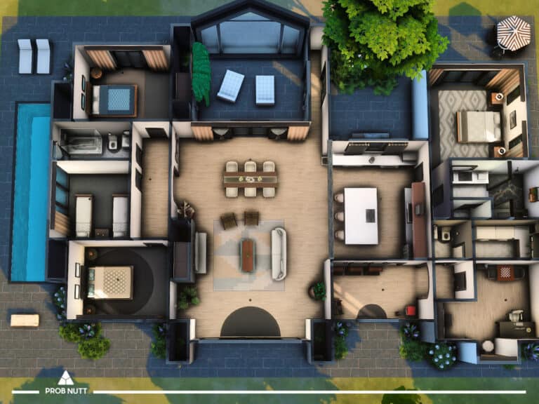 31+ Best Sims 4 Family Houses + Floor Plans (Cozy and Realistic!)