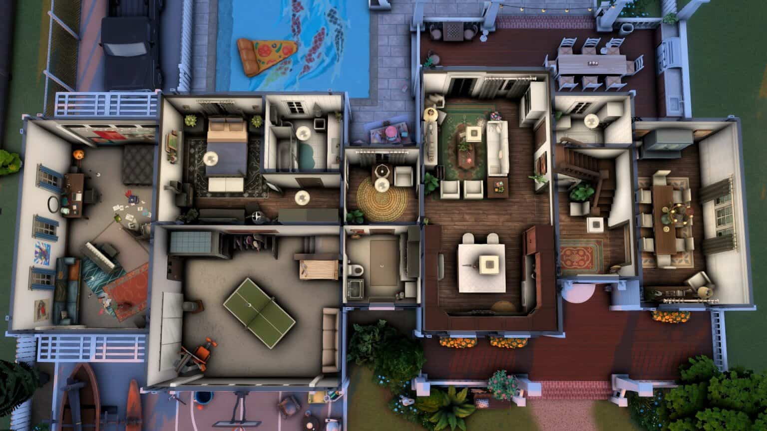 31+ Best Sims 4 Family Houses + Floor Plans (Cozy and Realistic!)
