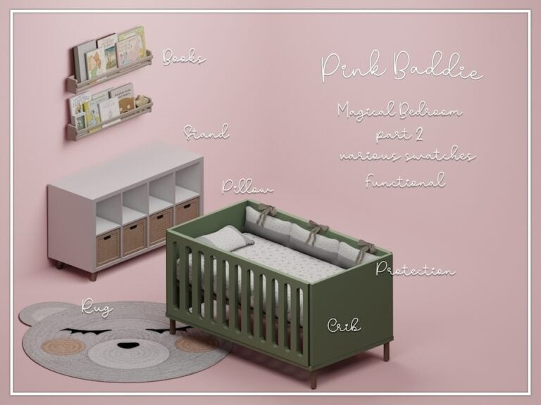 33+ Cute Sims 4 Infant Furniture CC for the Perfect Nursery