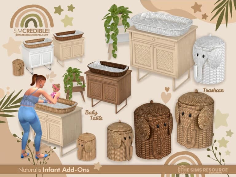 33+ Cute Sims 4 Infant Furniture CC for the Perfect Nursery