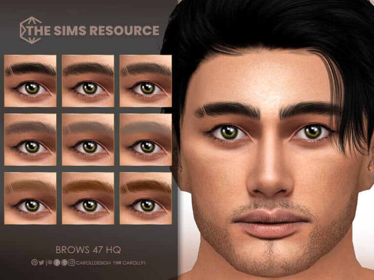 27 Stormy Sims 4 Male Eyebrows CC for Brows on Fleek