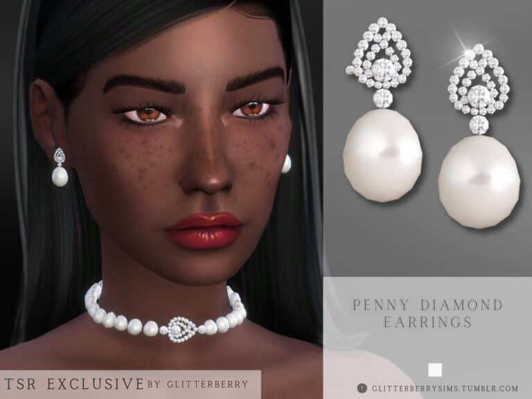 39+ Stunning Sims 4 Pearl CC (Necklace, Earrings, Choker, Clothes, etc.)