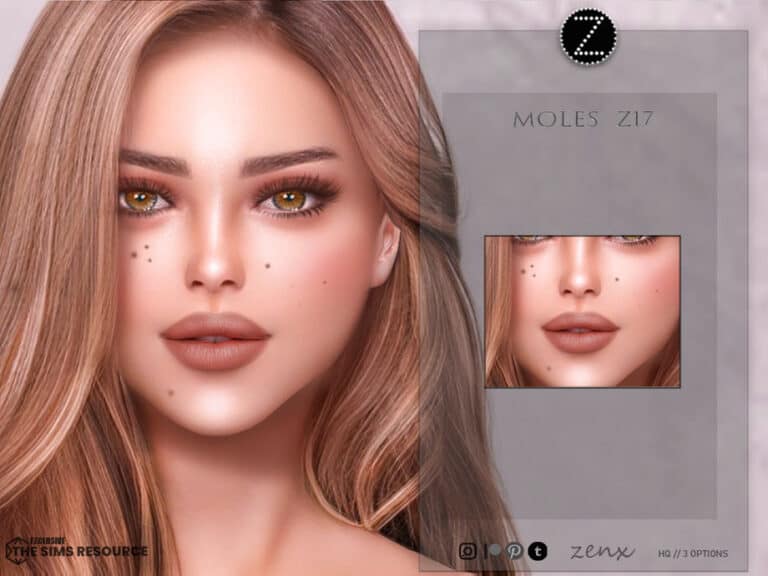 37+ Most Beautiful Sims 4 Moles CC for a Unique Sims Look